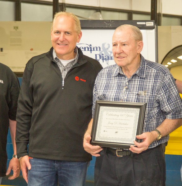 Tyler man celebrates 60 year anniversary at Trane | cbs19.tv