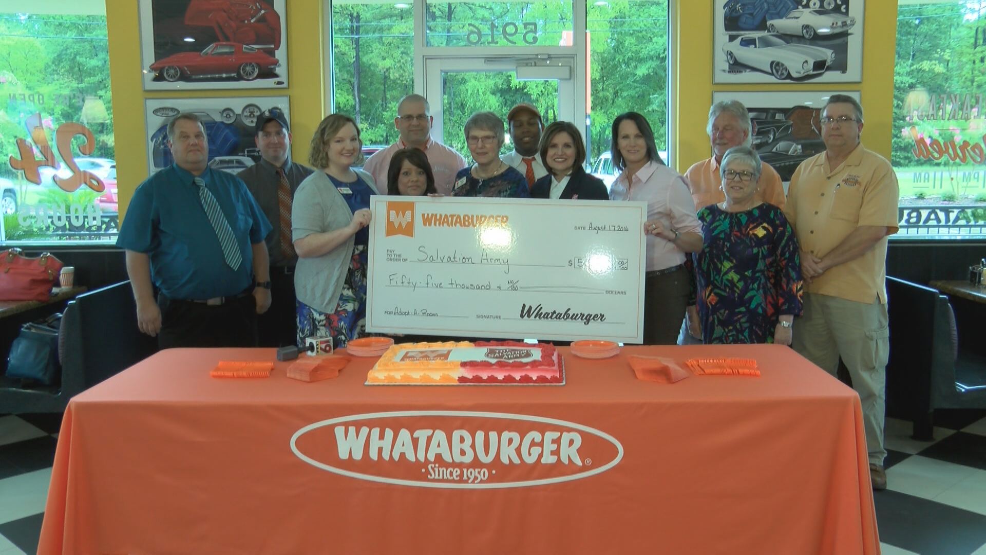 Whataburger reaches goal to help women's shelter | cbs19.tv