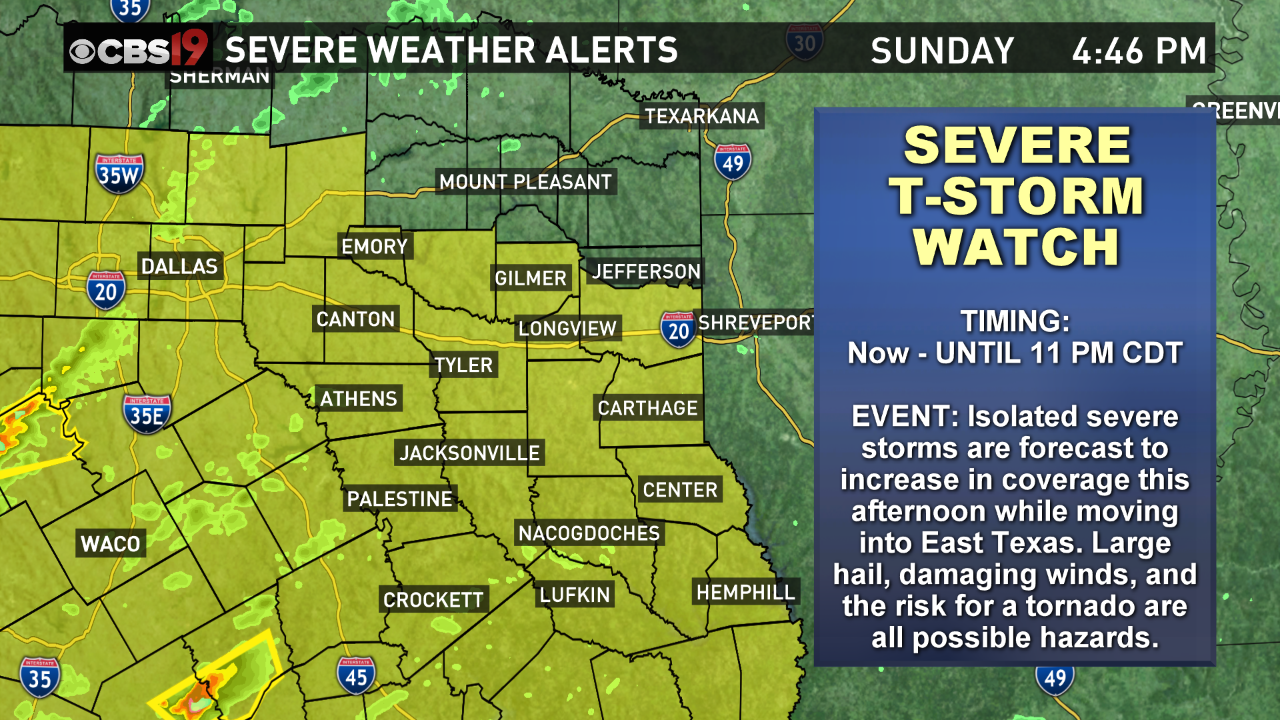 WEATHER UPDATE: Severe Storms This Afternoon & Evening | cbs19.tv